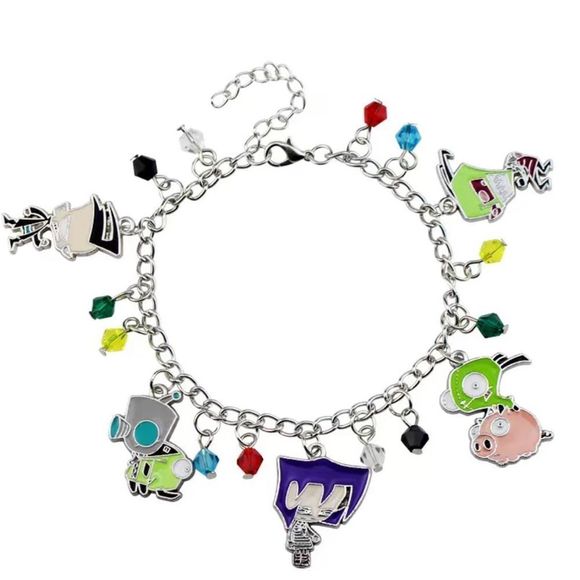 Nickelodeon | Jewelry | Invader Zim Pendantbracelet Ajustable Size ...